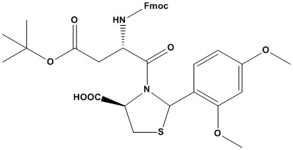Fmoc-Asp(OtBu)-Cys[psi(Dmp,H)pro]-OH - ChemPep