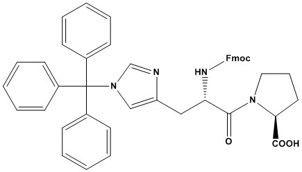 Fmoc-His(Trt)-Pro-OH - ChemPep