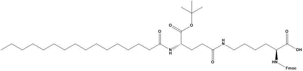 Fmoc-Lys(Pal-Glu-OtBu)-OH - ChemPep